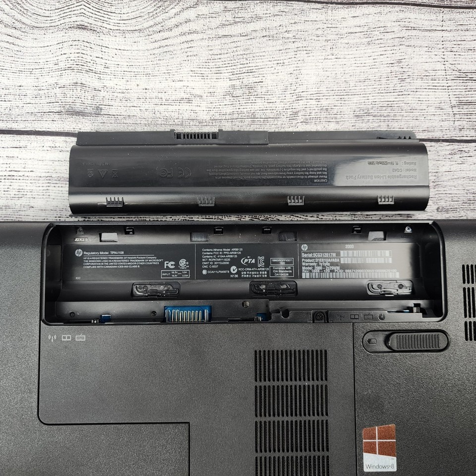 HP 2000 TPN-I108 Laptop – 15.6″ HD, 6 GB RAM, 500GB HDD, Win 8, AMD E ...