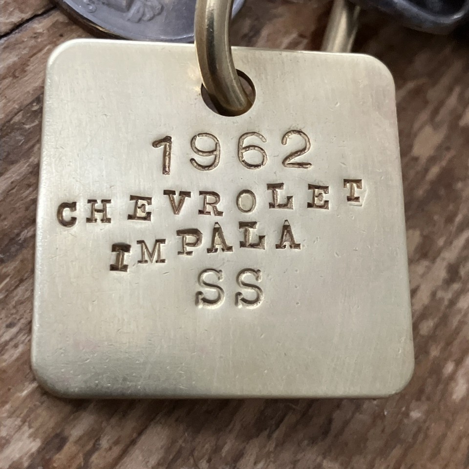 1962 Chevrolet IMPALA SS Solid Brass Key Fob ‘62 | eBay