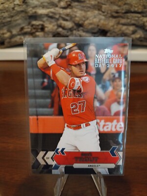 2017 Topps National Baseball Card Day Mike Trout #GWP-MT NM | eBay
