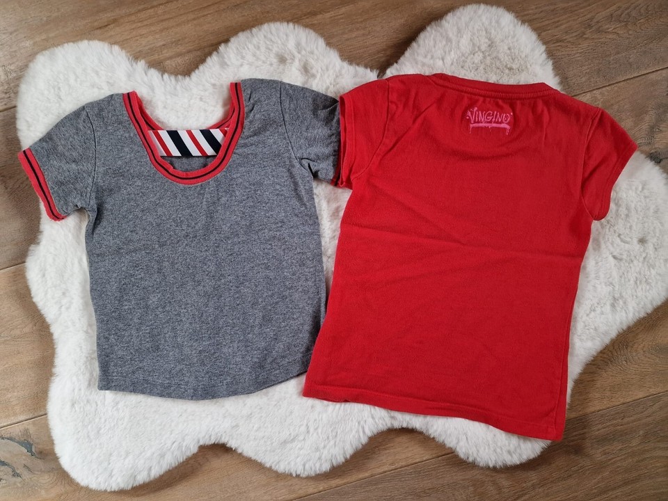 Mädchen T-Sirt Vingino,Looxs Revolution Gr.104 Rot,Grau | eBay.de