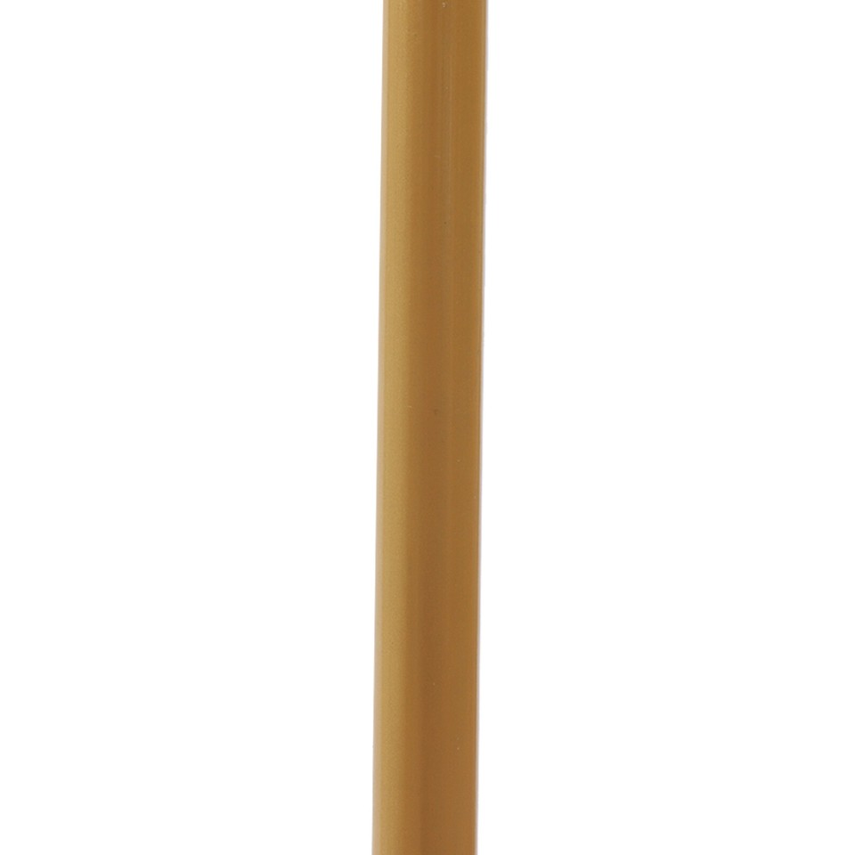 Gold Metal Pipe Garment Clothes Display Hanger Rack Floor Freestanding ...