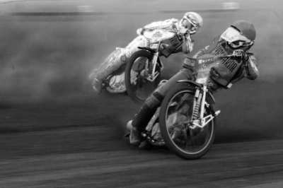 MOTORCYCLE DIRTBIKE RACING POSTER PRINT B&W 24x36 HI RES 9MIL PAPER | eBay