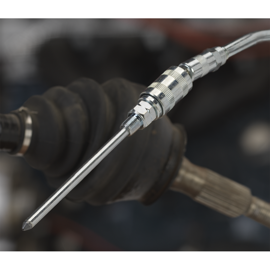 Sealey AK447 170mm Needle Nose Grease Gun Dispenser Nozzle Adaptor Hand ...
