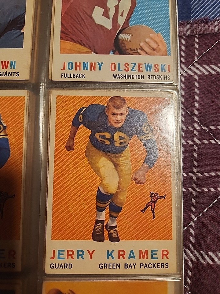 1959 Topps #116 Jerry Kramer ROOKIE CARD - Green Bay Packers | eBay