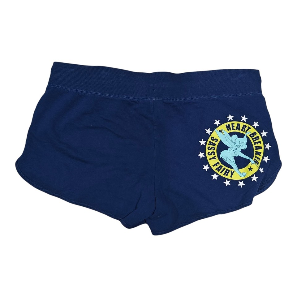 Disney Parks Tinkerbell Shorts Blue Heart Breaker Sassy Fairy Sz XL | eBay