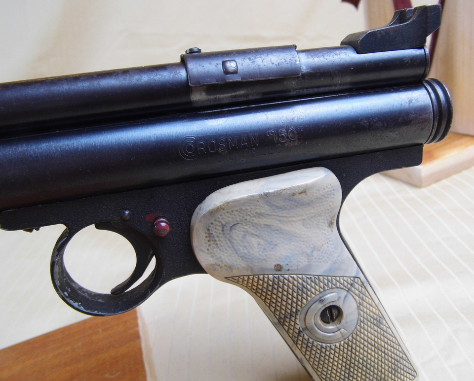 Vintage Crosman Model 150 Pellgun .22 Cal. CO2 Pellet Gun Pistol Sealed ...