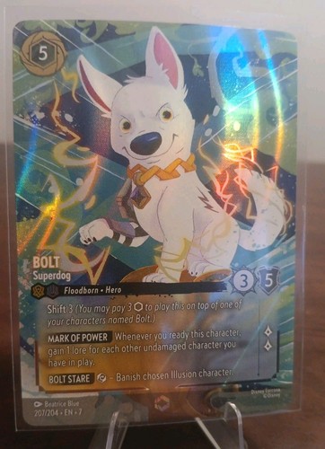 Disney Lorcana Bolt Superdog #207/204 Enchanted NM/Packfresh | eBay