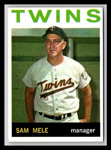 1964 Topps #54 Sam Mele VG or Better | eBay