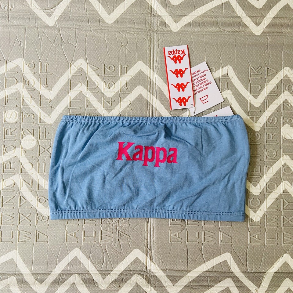 Kappa vintage retro tupe crop cropped graphic top Small | eBay