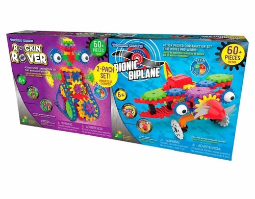 Techno Moving Gears Rockin Rover and Bionic Biplane Building STEM ...