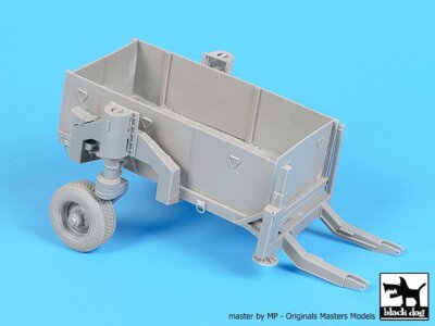 Black Dog 1/35 Israeli IDF Urdan BackTrail Logistics Transport Trailer ...