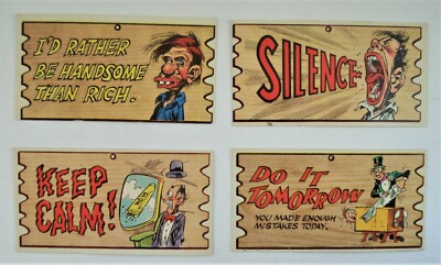 4 Vintage 1965 Kookie Plak Cards Postcards | eBay