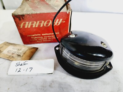 Vintage Arrow 437 License Plate Light | eBay