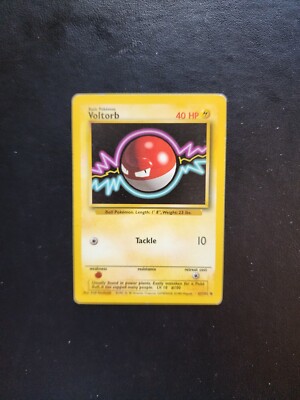 Pokémon TCG Voltorb Base Set 67/102 Regular Unlimited Common | eBay