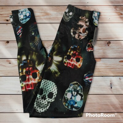 Hot Topic skull leggings , new skulls black new Small Juniors | eBay