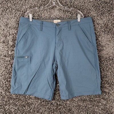 Weatherproof Mens Blue Cargo Flat Front Nylon Shorts Size 40 | eBay