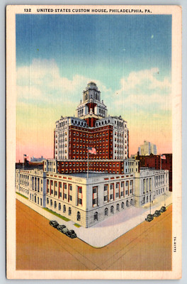 1930s United States Custom House Philadelphia PA Vintage Postcard | eBay