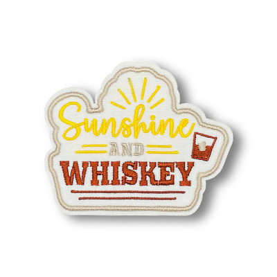 Sunshine And Whiskey Patch | Iron-On & Sew-On Patch | eBay