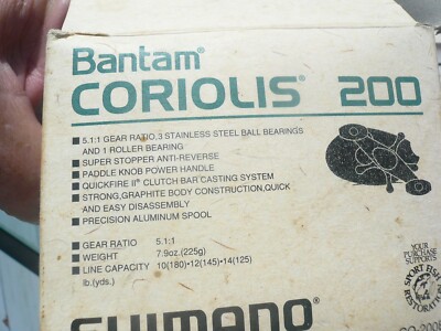Baitcasting - Shimano Bantam Coriolis