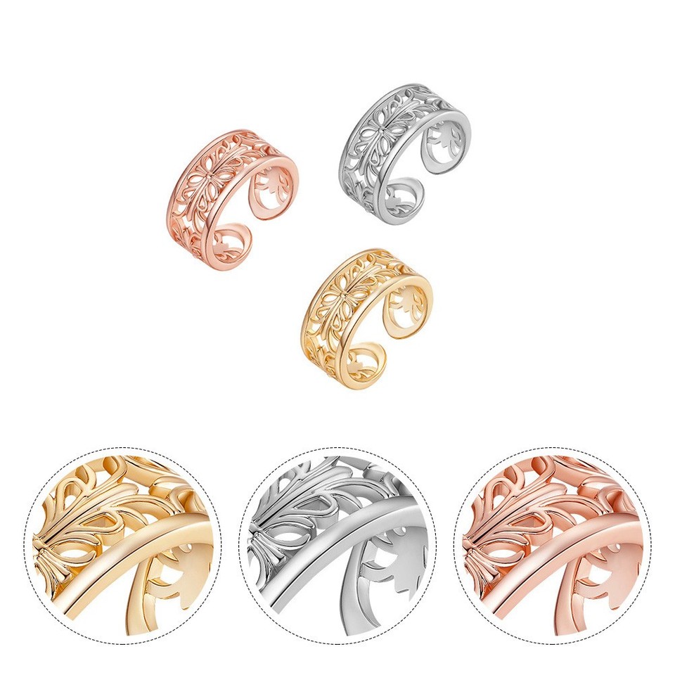 3Pcs Toe Knuckle Ring Foot Ring Toe Decoration Accessory Open Foot ...