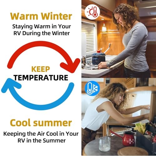 Camper Insulated Door Cover, RV Insulated Door Cover, RV Insulation ...