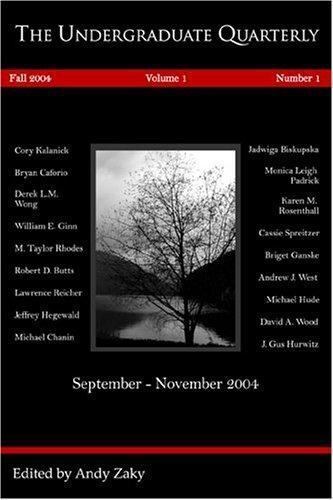 Undergraduate Quarterly by Andy M. Zaky (2004, Perfect) for sale online ...