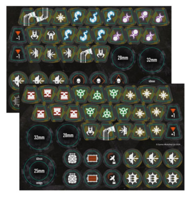 Tokens - Legionnaires - Chaos Space Marines - Kill Team/Warhammer 40K ...