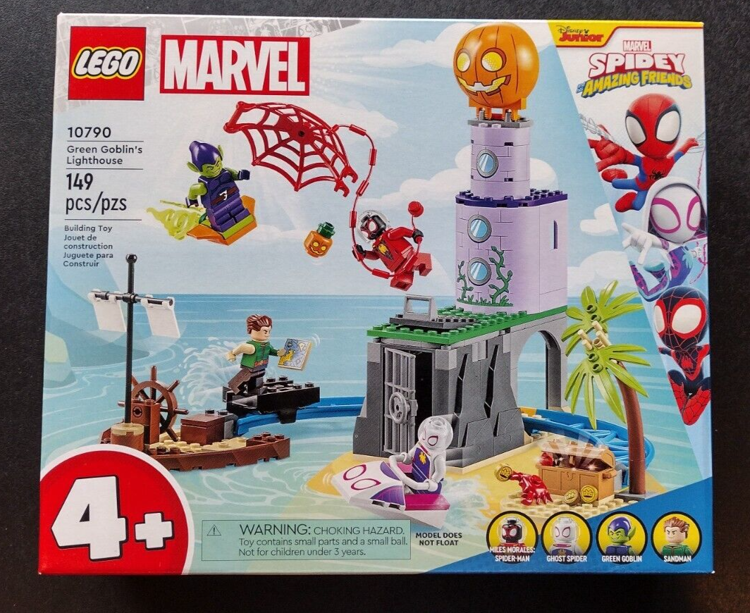 NEW/SEALED LEGO #10790 Marvel: Team Spidey at Green Goblin's Lighthouse ...