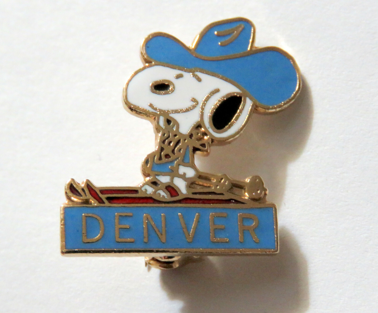 Denver Colorado Ski Resort Lapel Pin Vintage Snoopy Cowboy | eBay