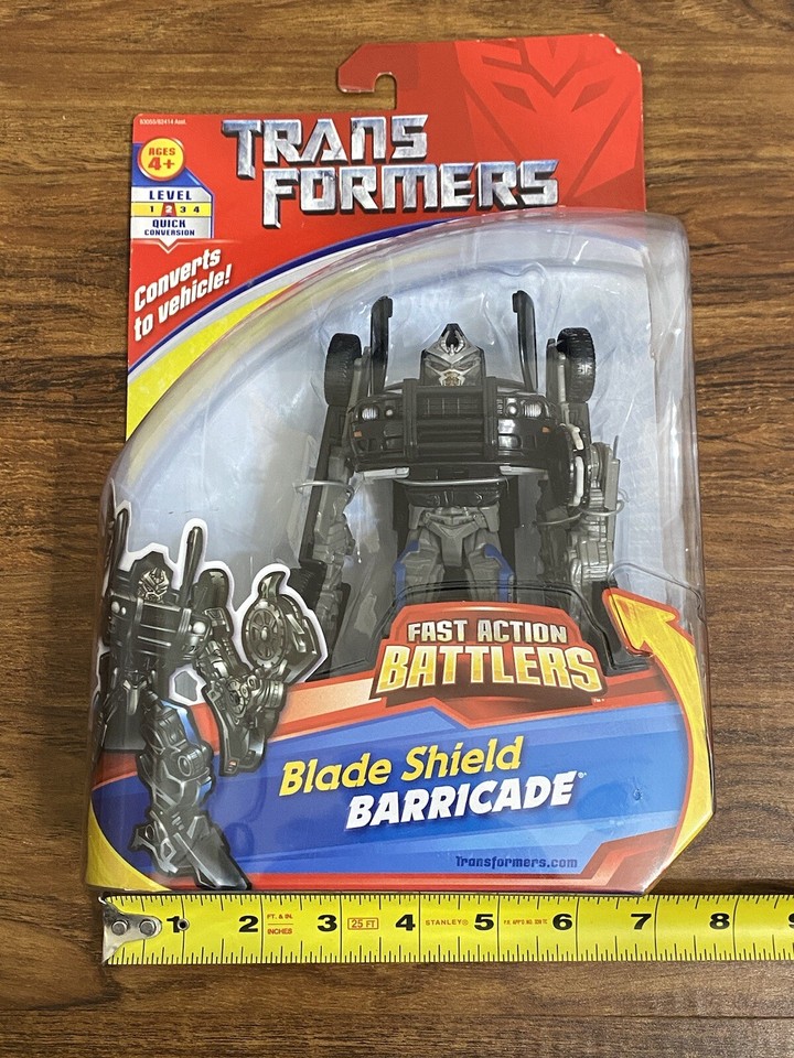 Transformers Fast Action Battlers “Blade Shield” Barricade (Hard To ...