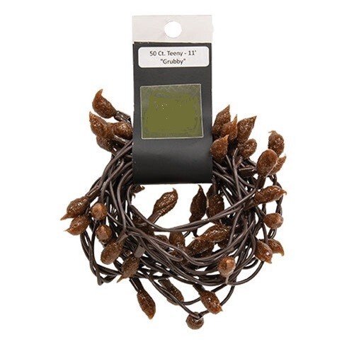 NEW PRIMITIVE Silicone Bulb Light Strand GRUBBY 50ct Brown Cord Mini ...