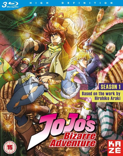 JoJos Bizarre Adventure Season 1 - 3 Disc Anime Blu-ray Bluray Boxset ...