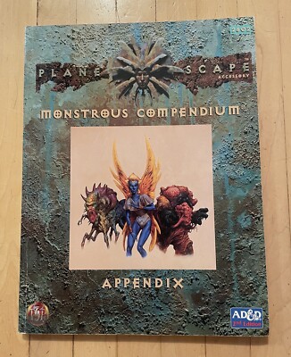 AD&D 2nd Ed. Planescape MONSTROUS COMPENDIUM Appendix TSR 2602 | eBay