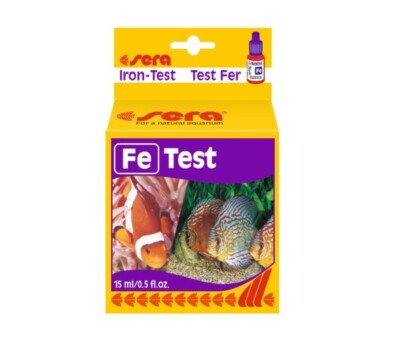 Sera Fe Test Kit 15ml for Monitoring Iron level in Aquariums and Ponds ...