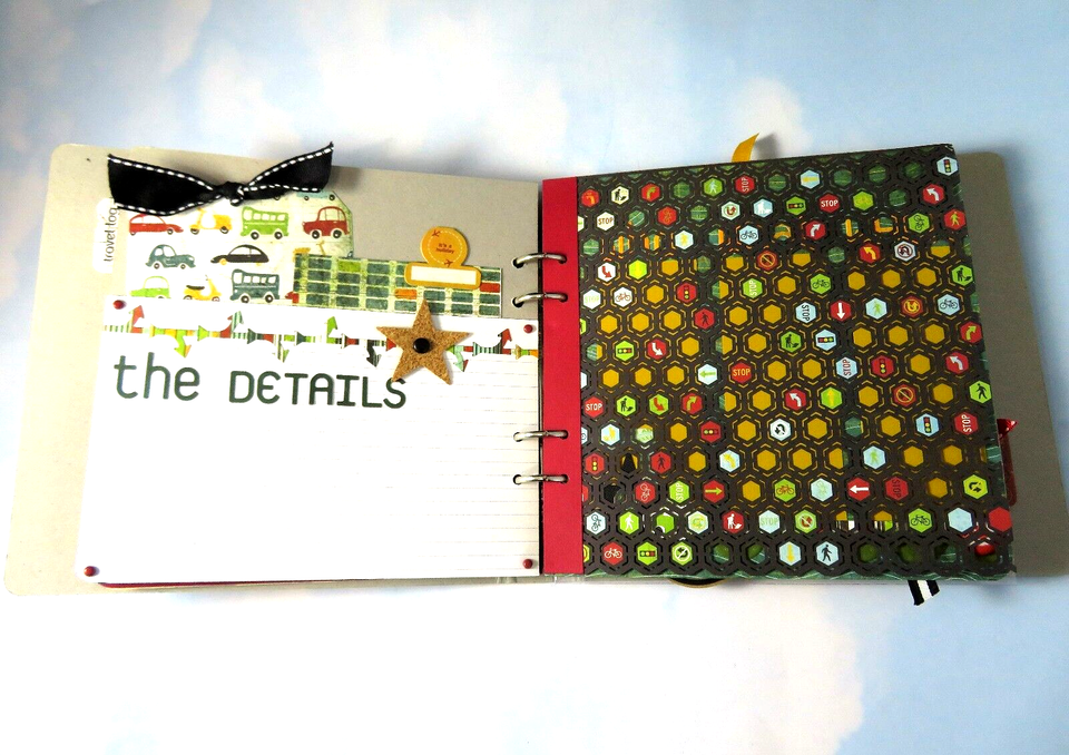Handmade Travel Journal Scrapbook Mixed Media 19 Pages One Of A Kind 4 ...