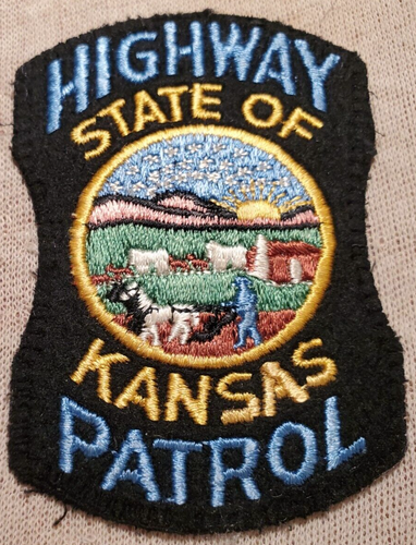 KS Kansas Highway Patrol Police Patch (Felt) | eBay