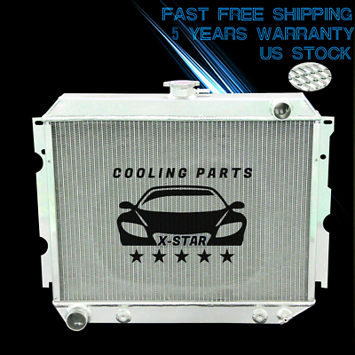 3 Row Aluminum Radiator for 68-73 Dodge Charger Coronet Plymouth GTX ...