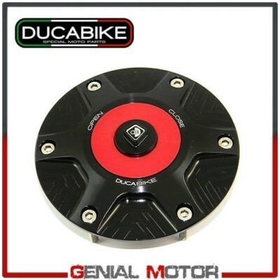 Gas Tank Cap Black-Red TSB03DA Ducabike Ducati Multistrada 950 2018 ...
