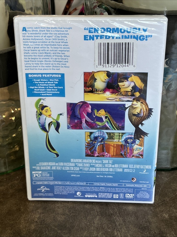Shark Tale (DVD, 2004, Family) New & Sealed. 191329061053| eBay