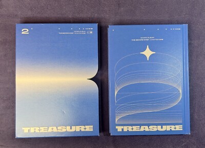 TREASURE 1st Mini Album THE SECOND STEP CHAPTER ONE Photobook BLUE Ver ...