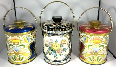 Murray Allen Tin Containers (Empty). Set Of 3. Made In England. Vintage ...
