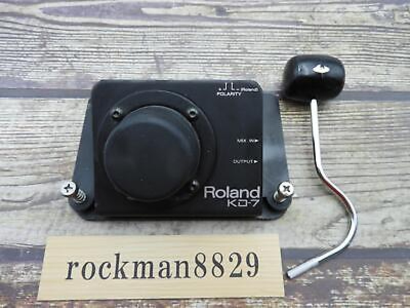 Roland KD-7 Kick Trigger with Beater used from japan 761294026007 | eBay