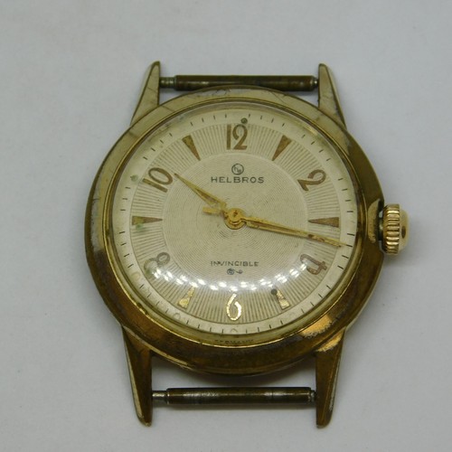 Vintage Helbros Invincible Antimagnetic Wind-up Analog Men's Watch | eBay