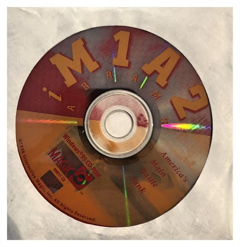 iM1A2 Abrams Pc Brand New Cd Rom Only Sealed In A Paper Sleeve Full ...