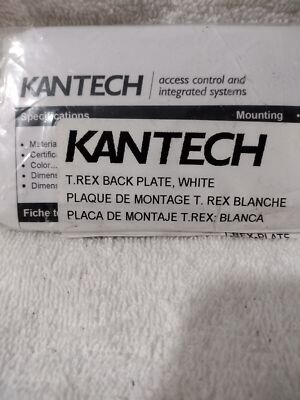 Kantech /T.Rex-Plate /Back Plate /White/ Trex/ DN1544-0402 | eBay