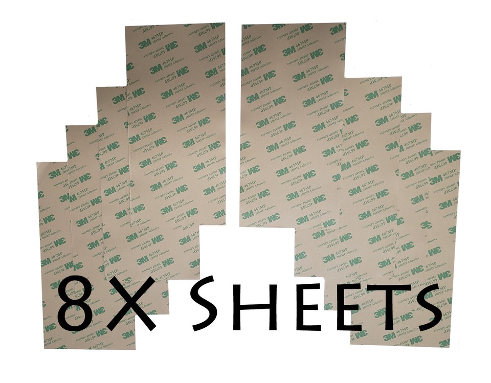 LOWEST PRICES 3M 467 MP THIN+STRONG DOUBLE SIDED ADHESIVE 1-15 8X4 ...