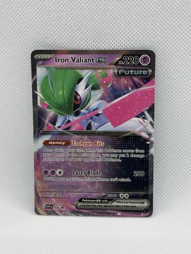 Pokémon TCG Iron Valiant ex Paradox Rift Black Star Promo - 68 - NM | eBay