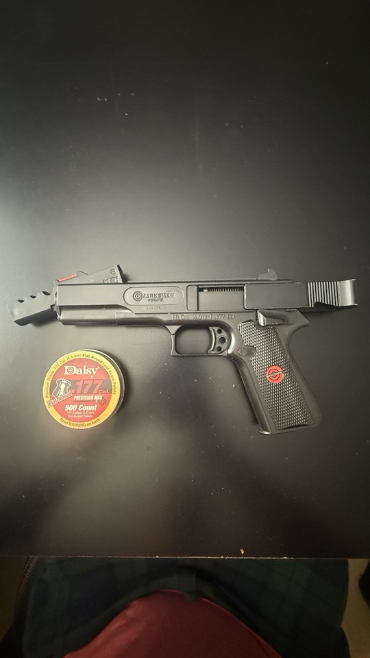 Marksman Repeater 4.5mm .177 Cal BB Gun Nice Shape Working With Pellets ...