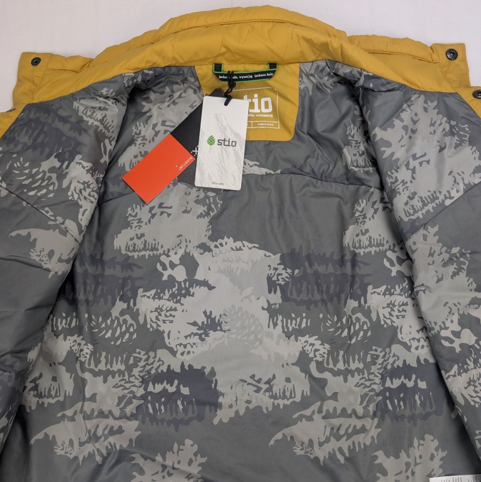 NEW Stio Skycrest Snap Shirt Men's Size Medium Ecodown Water Wind ...