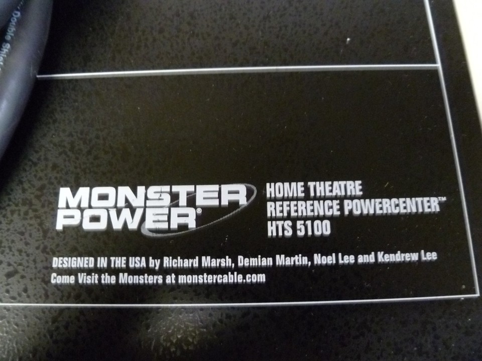 MONSTER POWER HOME THEATER REFERENCE POWER CENTER HTS 5100 | eBay